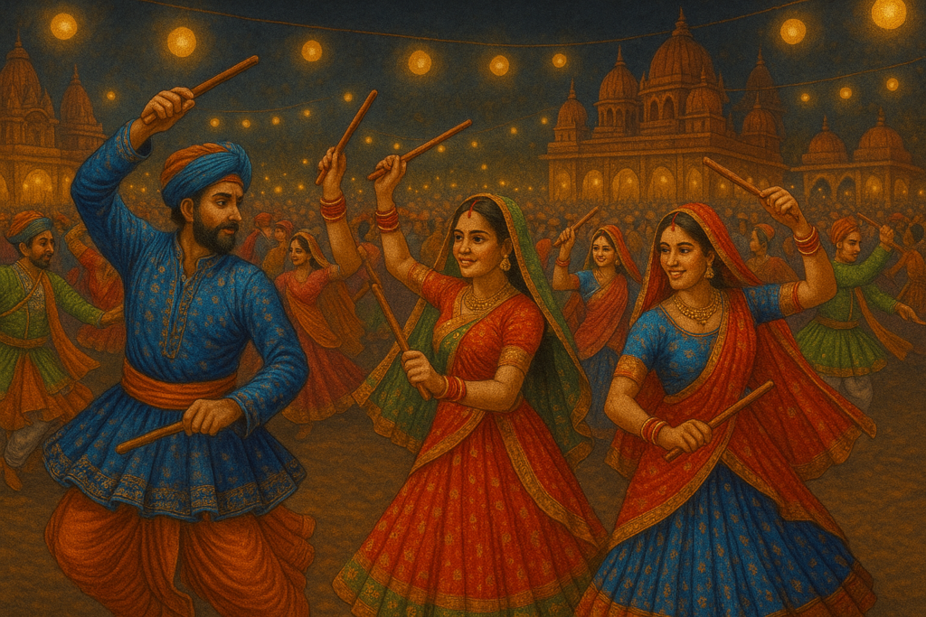 Ahmedabad Navratri 2025 Guide - Garba, Food & Travel Tips